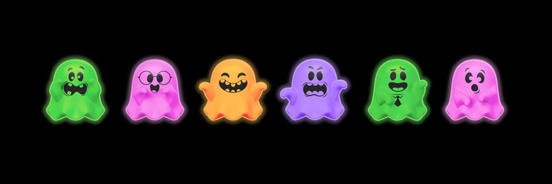NDWGG24-NeeDoh-Groovy-Ghosts-Group-Glow | ImageBank