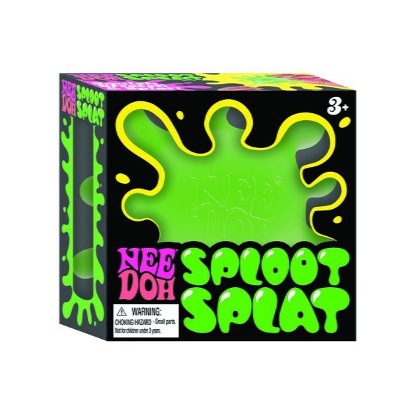 SPLND-NeeDoh-Sploot-Splat-Box-MockUp 3Q-Green | ImageBank